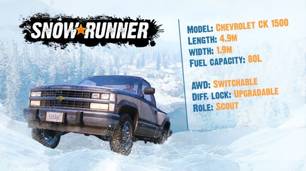 SnowRunner: Chevrolet CK 1500 - SnowRunner Mod Download