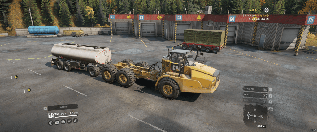 Cat 745c Trailer Attach 1.0.1 - SnowRunner Mod Download