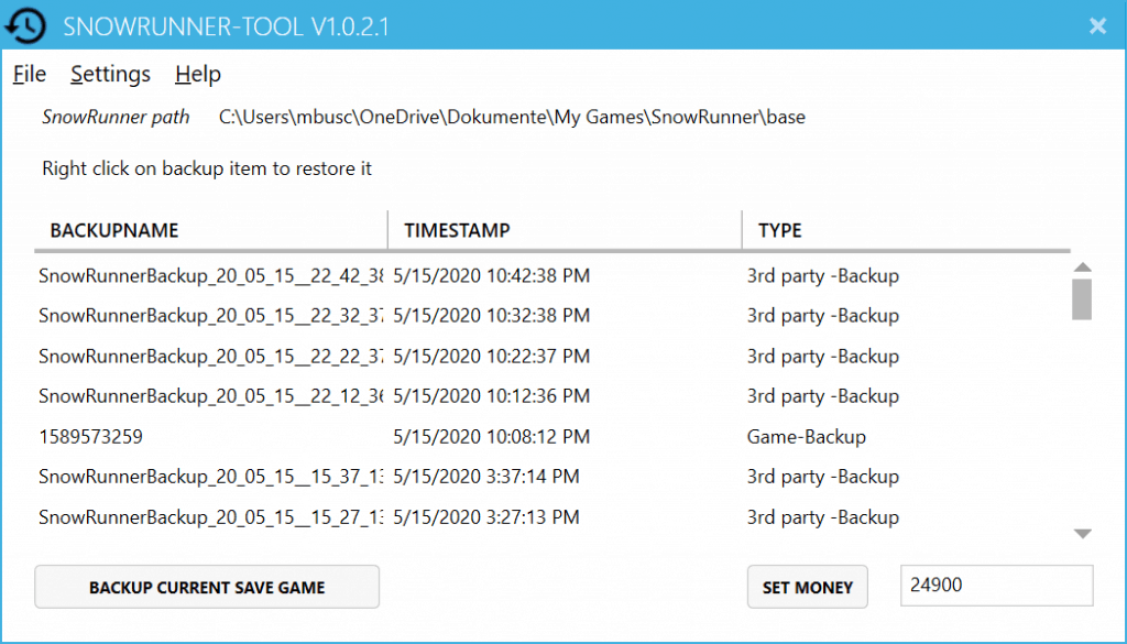 SnowRunner-Tool 1.0.2 - SnowRunner Mod Download