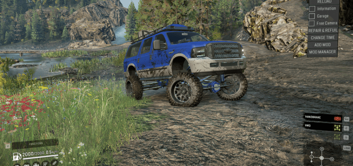 99 Ford F-350 v1.0.2 - SnowRunner Mod Download