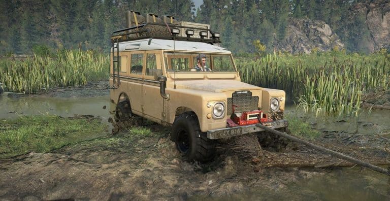 Land Rover series III "CAMEL TROPHY" v1.0.1 - SnowRunner Mod Download