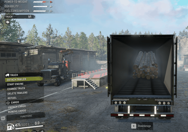 iX Enclosed Log Trailers v1.2 - SnowRunner Mod Download
