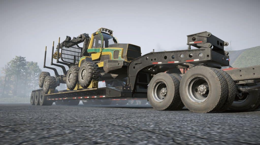 TWM's Haley 55-Ton Lowboy Trailer Pack v1.0 - SnowRunner Mod Download